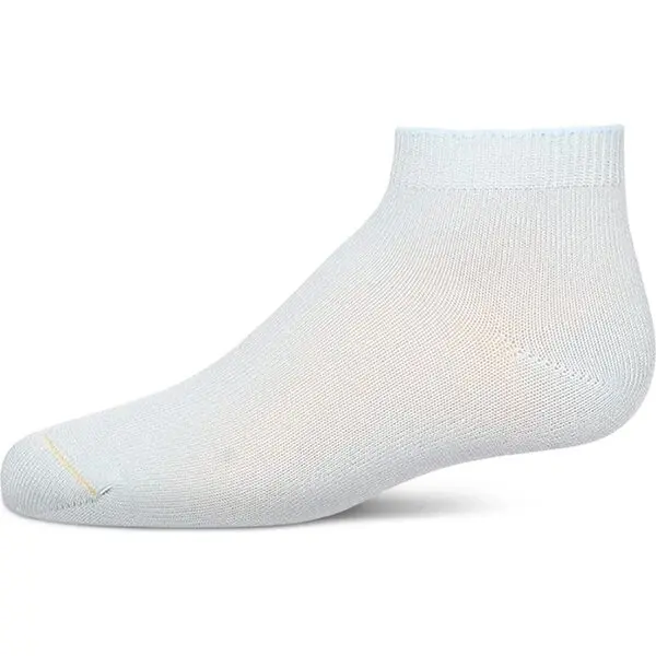 MEMOI Basic Ankle Socks - Ice Blue