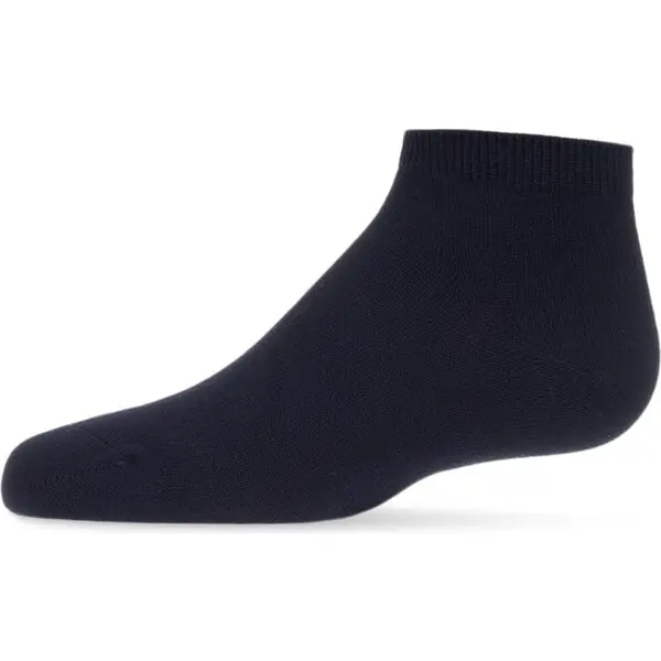 MEMOI Basic Ankle Socks - Navy