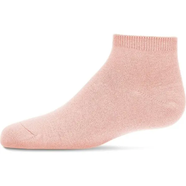 MEMOI Basic Ankle Socks - Petal Pink