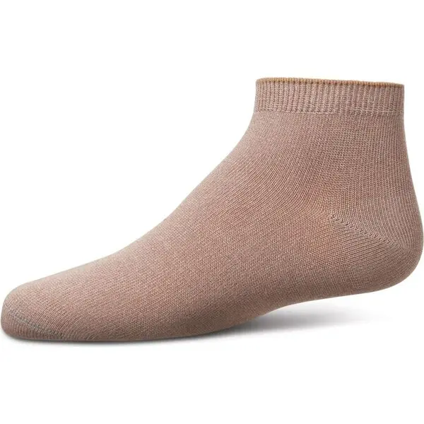 MEMOI Basic Ankle Socks - Taupe Gray