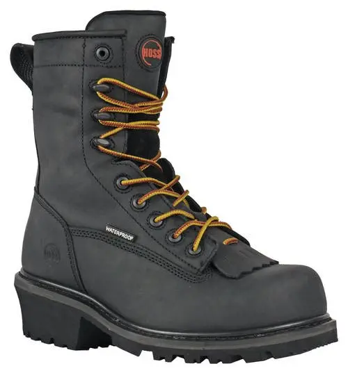 HOSS BOOT COMPANY Hoss Cross Cut Logger Composite Toe Work Boots