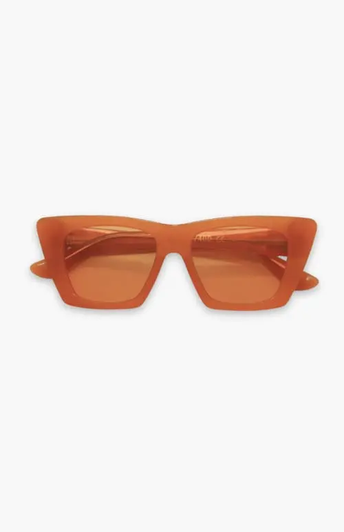 INDY Uptown Square Polarized Sunglasses - Orange