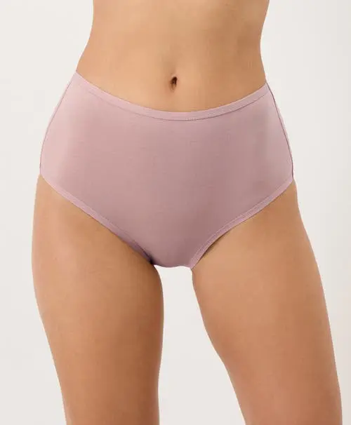 PACT Everyday High Rise Brief 5-pack Made With Organic Cotton - Dunebreak
