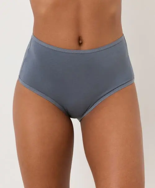 PACT Everyday High Rise Brief 5-pack Made With Organic Cotton - Stillwater