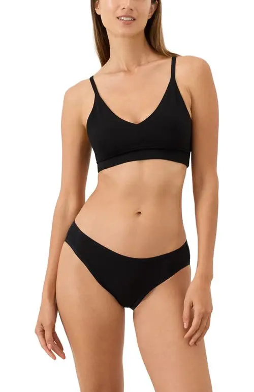 PACT Everyday Classic Fit Bikini 5-pack Made With Organic Cotton - Black