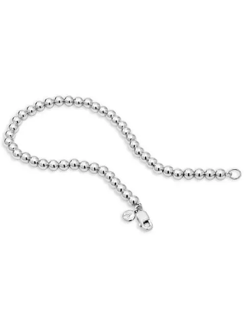 DEVATA 4mm Beaded Ball Chain Bracelet