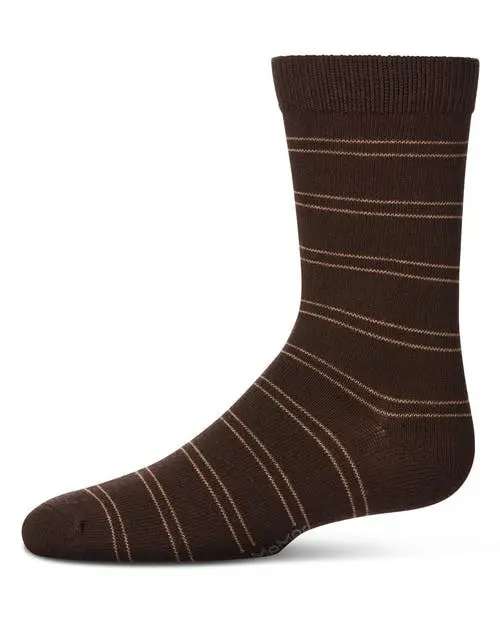 MEMOI Double Lined Dress Socks - Brown