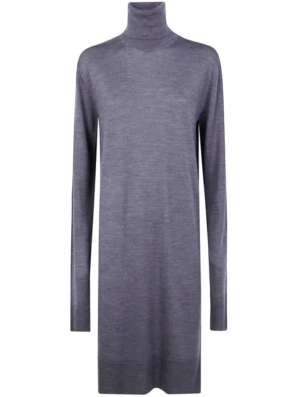 TOTEME Turtleneck Dress - Gray
