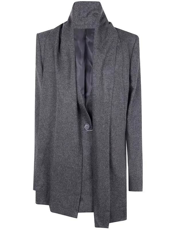 TOTEME Viscose Wool Scarf Blazer