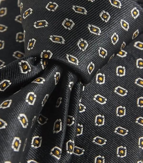 Emporio Armani Standard Silk Jacquard Neck Tie