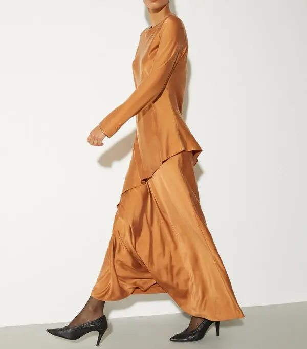 Max & Co. Silk-blend Maxi Dress