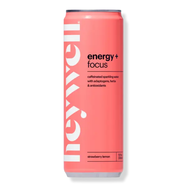 HEYWELL Energy + Focus Sparkling Strawberry Lemon 12-pack