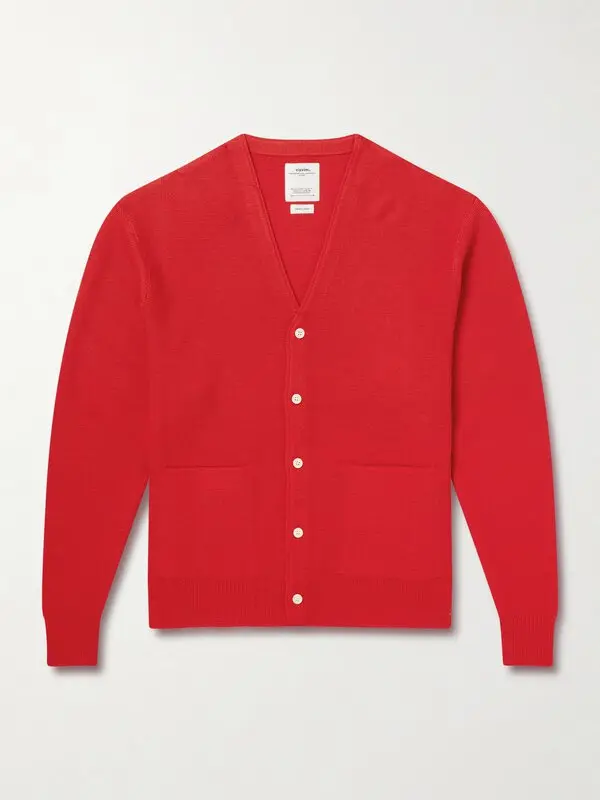 Visvim Selmer Wool Cardigan - Red