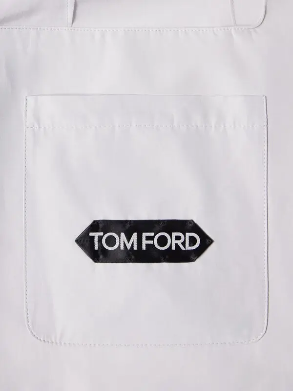 TOM FORD Parachute Poplin Blazer - Gray