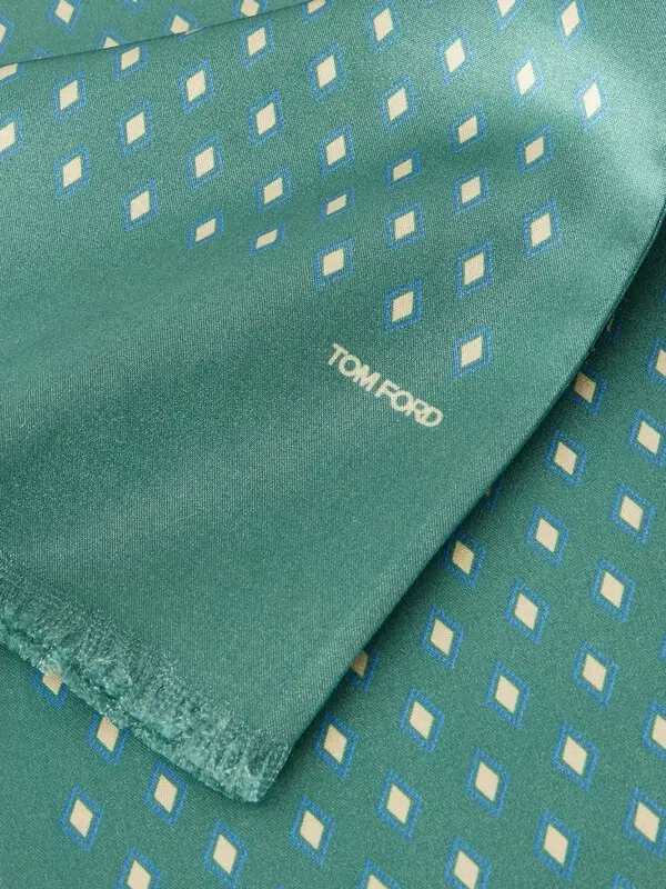 TOM FORD Silk-jacquard Scarf