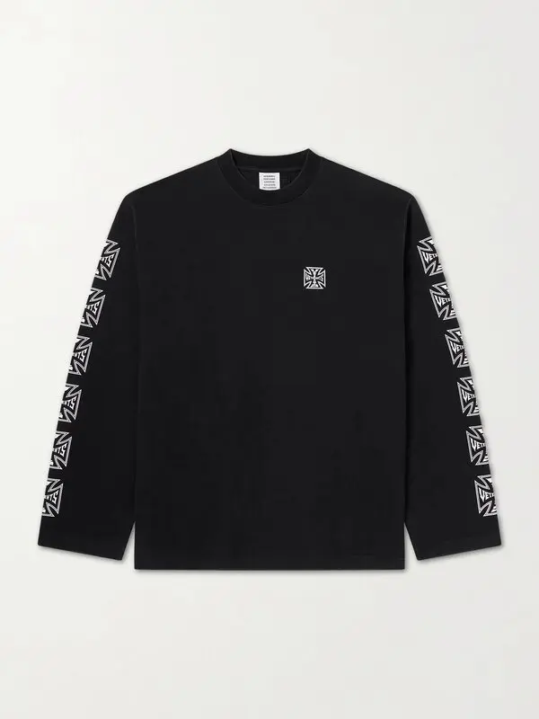 Vetements Logo-print Cotton-jersey T-shirt