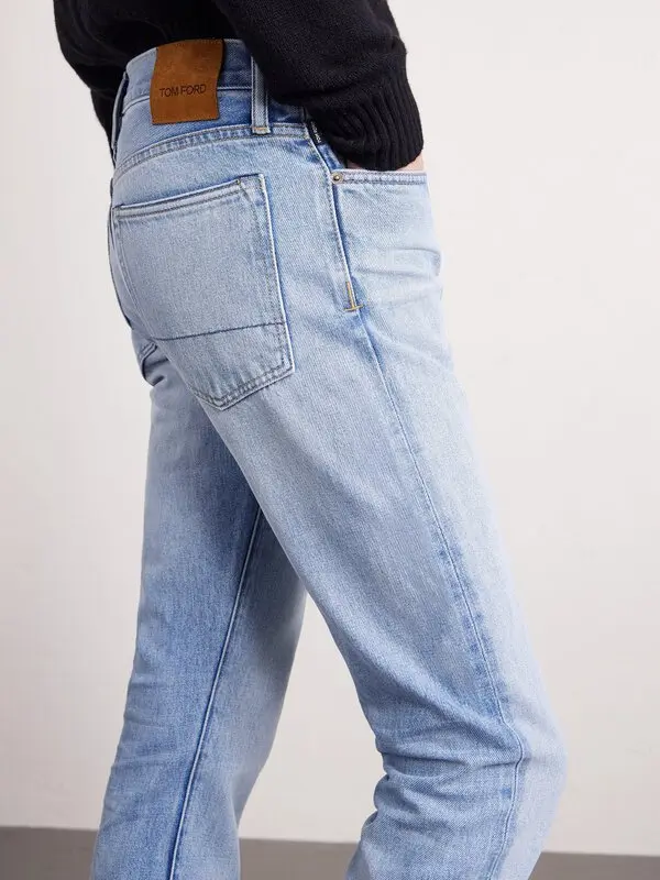 TOM FORD Slim-fit Selvedge Jeans - Blue