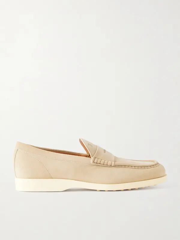 TOD'S Elisir Suede Loafers - Brown