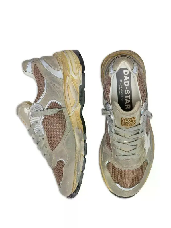 GOLDEN GOOSE Star-detail Lace-up Sneakers - Grey