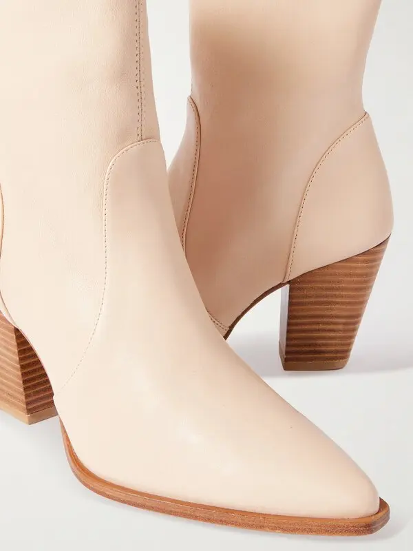 STUART WEITZMAN Jolene Leather Ankle Boots - Neutrals