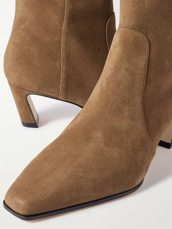 STUART WEITZMAN Stassi Suede Ankle Boots