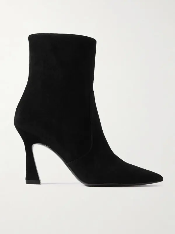 STUART WEITZMAN Vinnie Suede Ankle Boots