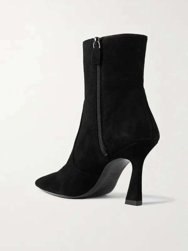 STUART WEITZMAN Vinnie Suede Ankle Boots