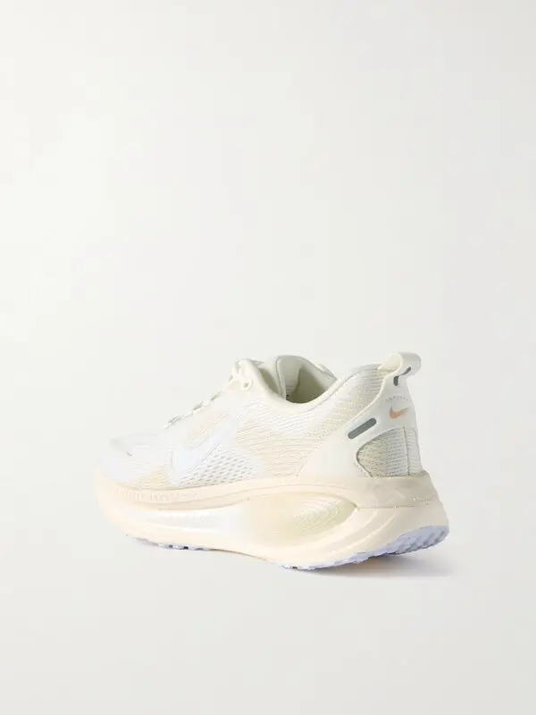 Nike Vomero 18 Leather And Rubber-trimmed Mesh Sneakers - Neutrals