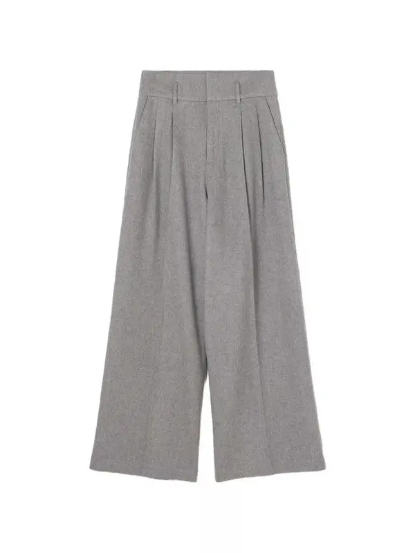 JAMES PERSE Pleated Trousers With Belt Loops