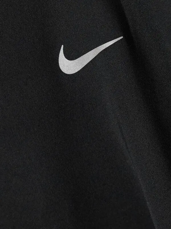 Nike Swift Mesh-trimmed Dri-fit T-shirt - Black