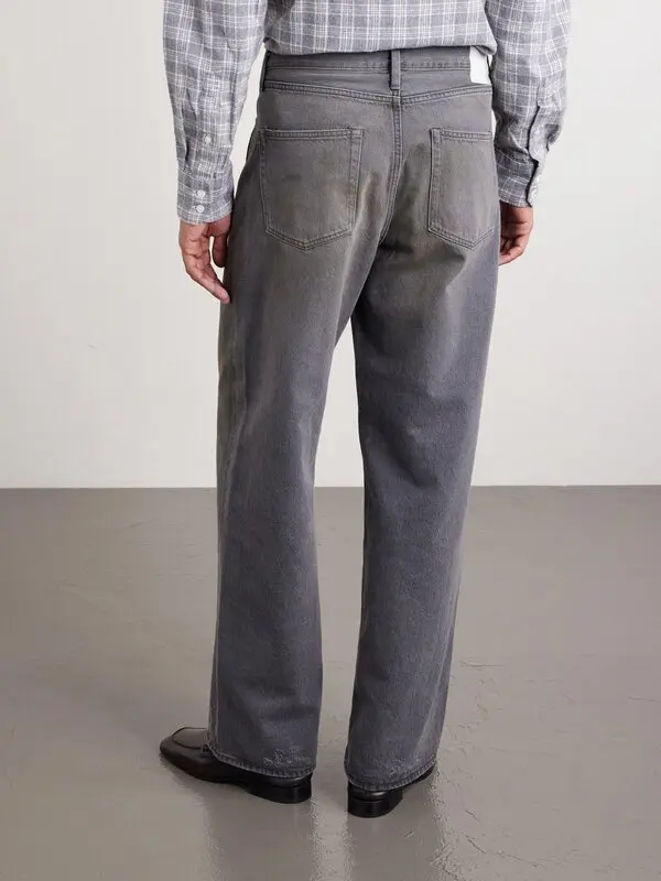 SSSTEIN Straight-leg Distressed Jeans