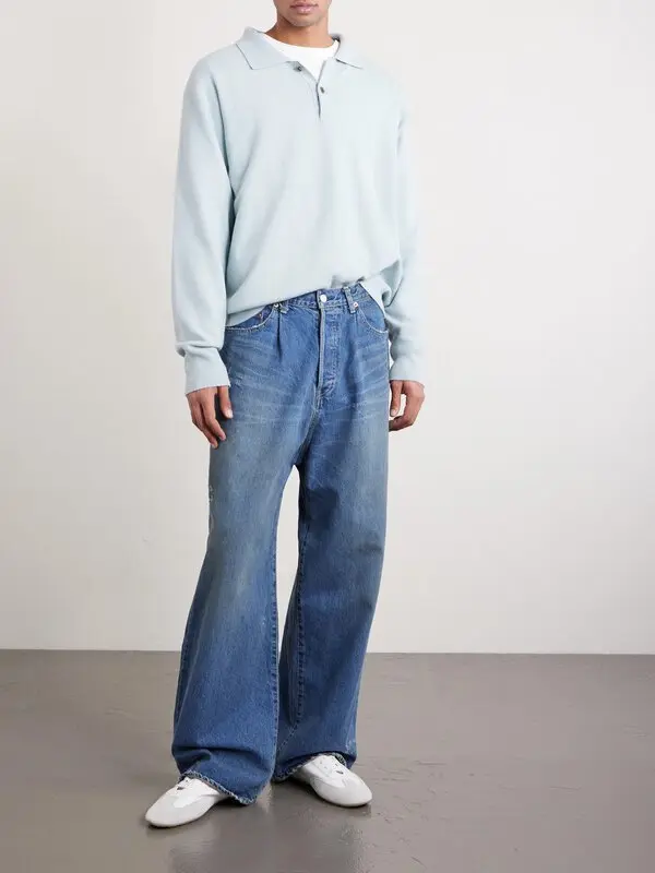 SSSTEIN Straight-leg Distressed Jeans