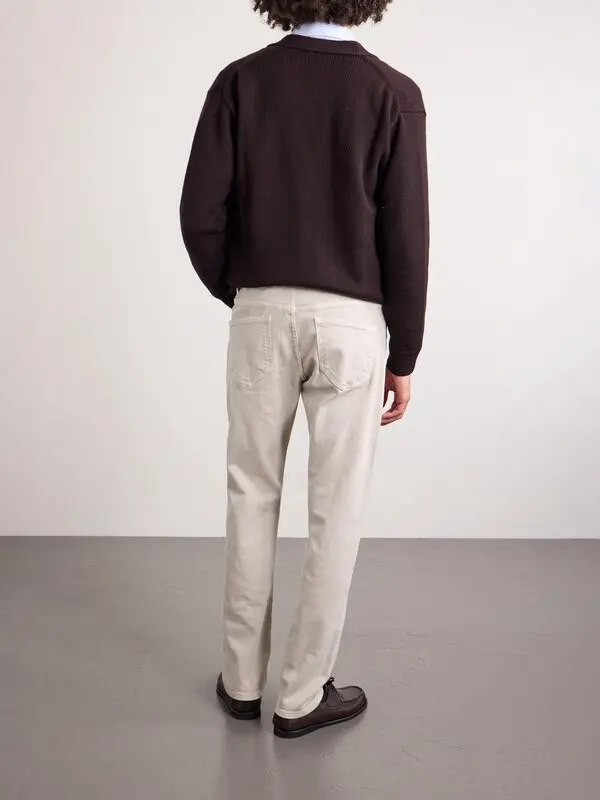 Peter Millar Fairfield Straight-leg Garment-dyed Jeans - Neutrals