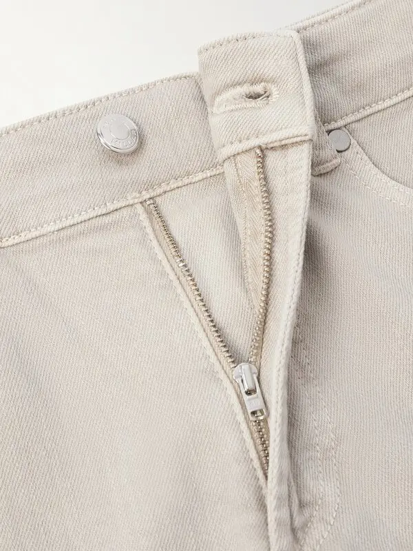 Peter Millar Fairfield Straight-leg Garment-dyed Jeans - Neutrals