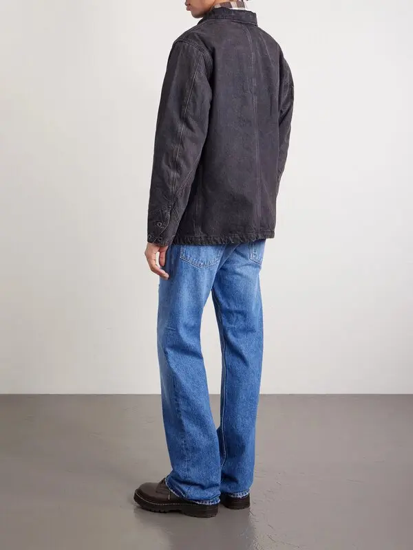 Ralph Lauren Corduroy-trimmed Denim Chore Jacket