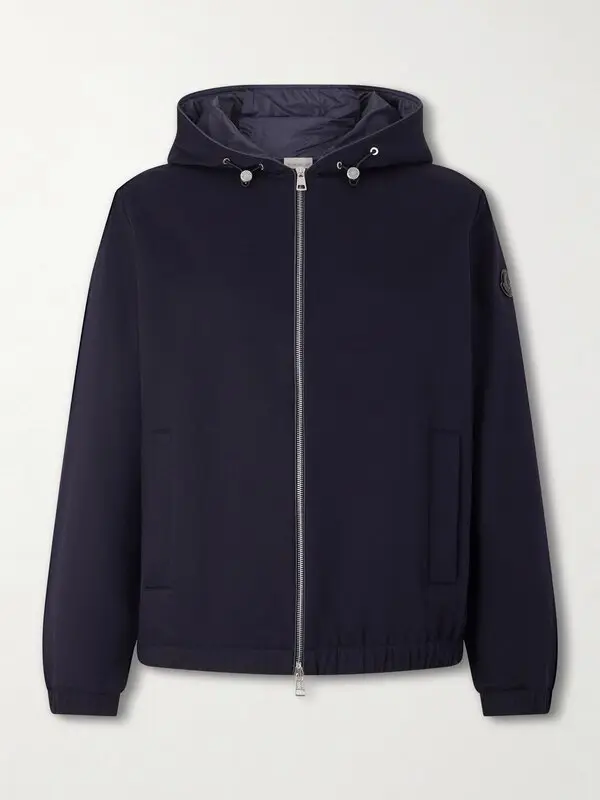 Moncler Cotton-blend Jersey Zip-up Hoodie