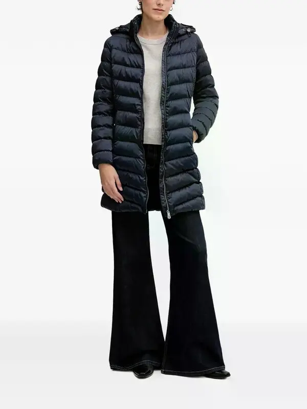 Geox Zosma Hooded Padded Coat - Blue