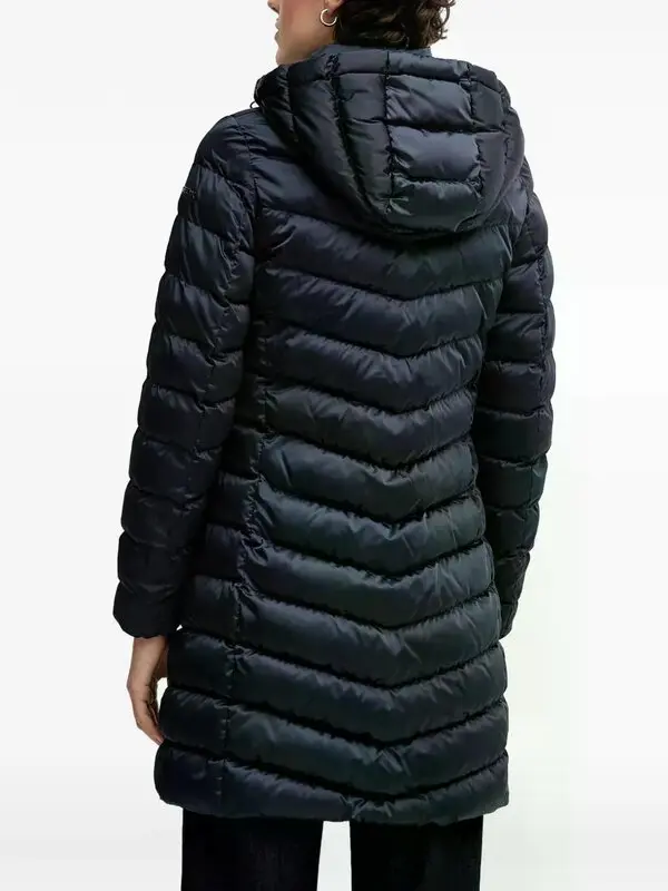 Geox Zosma Hooded Padded Coat - Blue