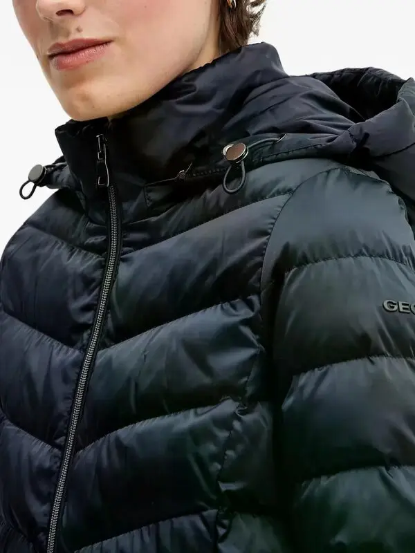 Geox Zosma Hooded Padded Coat - Blue