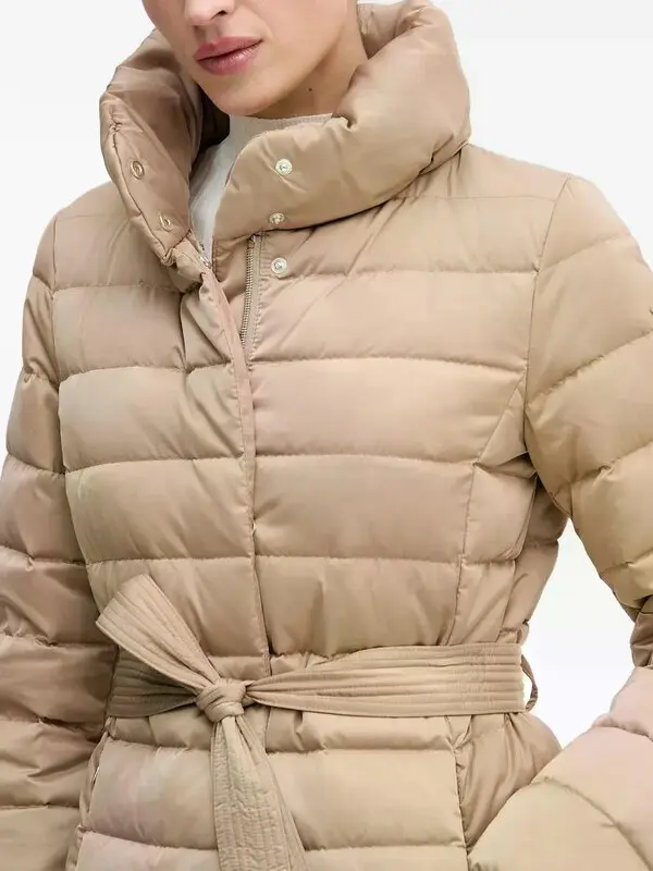 Geox Bettanie Quilted Belted Coat