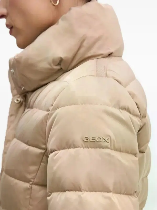 Geox Bettanie Quilted Belted Coat