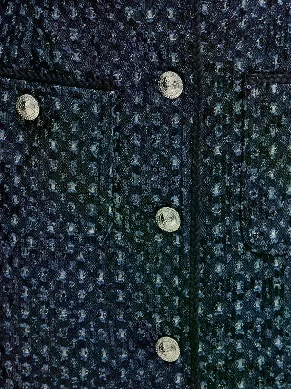 Guess Button Pocket Shift Mini Dress