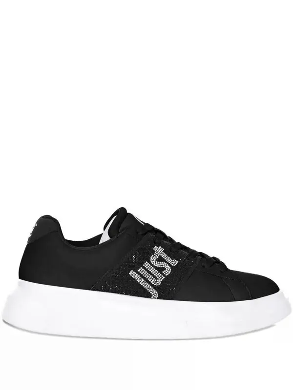 Just Cavalli Rhinestone-embellished Platform Trainers