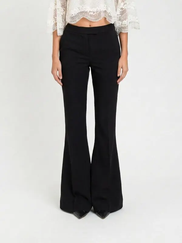 TWINSET Crêpe Flared Trousers