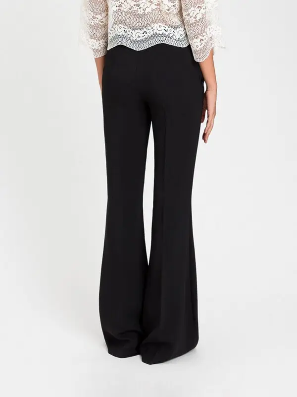 TWINSET Crêpe Flared Trousers