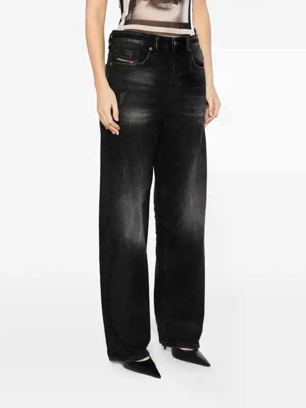 DIESEL® D-macro Belt-loop Distressed Jeans