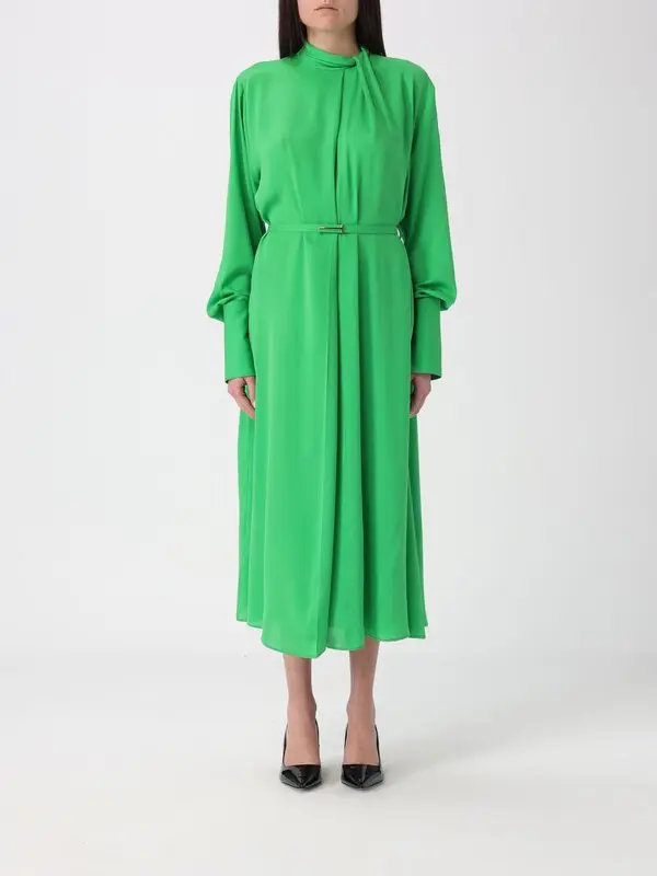 TOM FORD Belted Midi Dress - Green