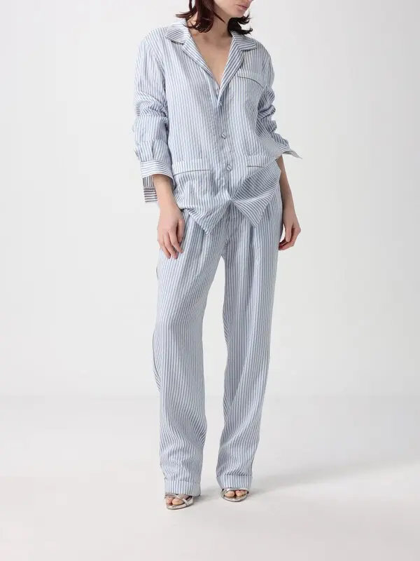 TOM FORD Striped Shirt - Blue