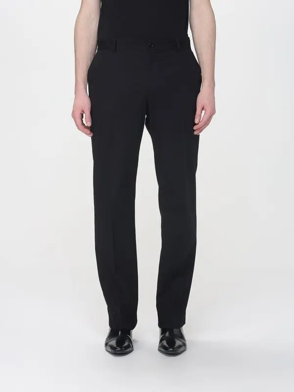 Dolce & Gabbana Stretch Cotton Chino Trousers - Black