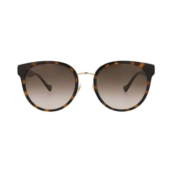 Gucci Round Frame Sunglasses - Brown